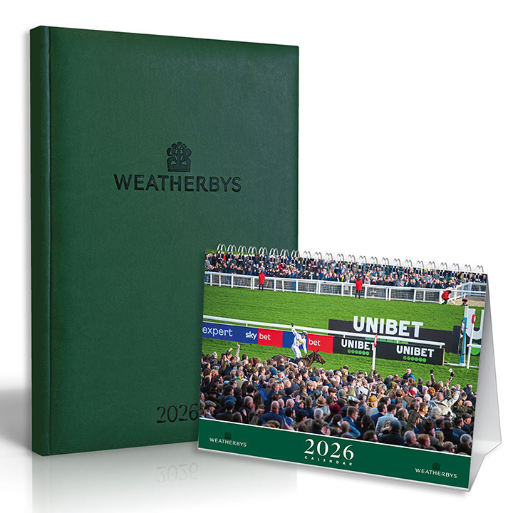 Weatherbys Racing Desk Diary & Desk Calendar 2026 Bundle – Weatherbys Shop